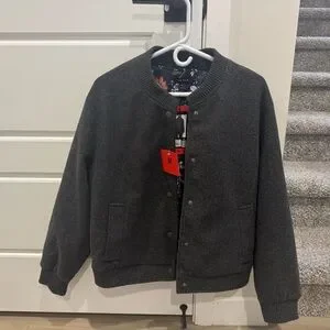 Well Worn | Jackets & Coats | Well Worn Gray Bomber Jacket | Poshmark